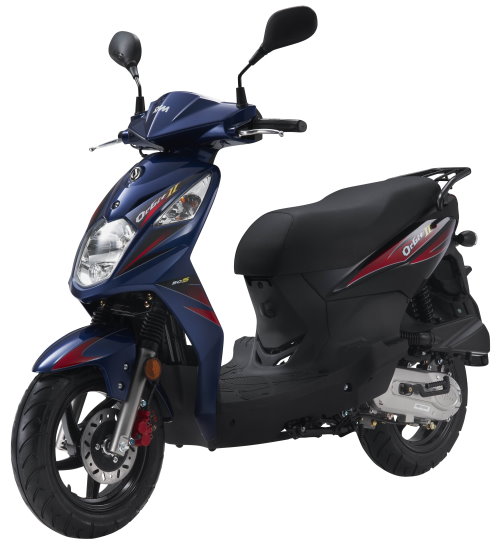 SYM Orbit II 125 2012, Blau-Schwarz